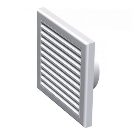 Vent Fixed Flyscreen 100mm - Built-in Flyscreen