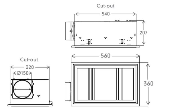 Mercator Domino Bathroom Heater in White | Pure Ventilation