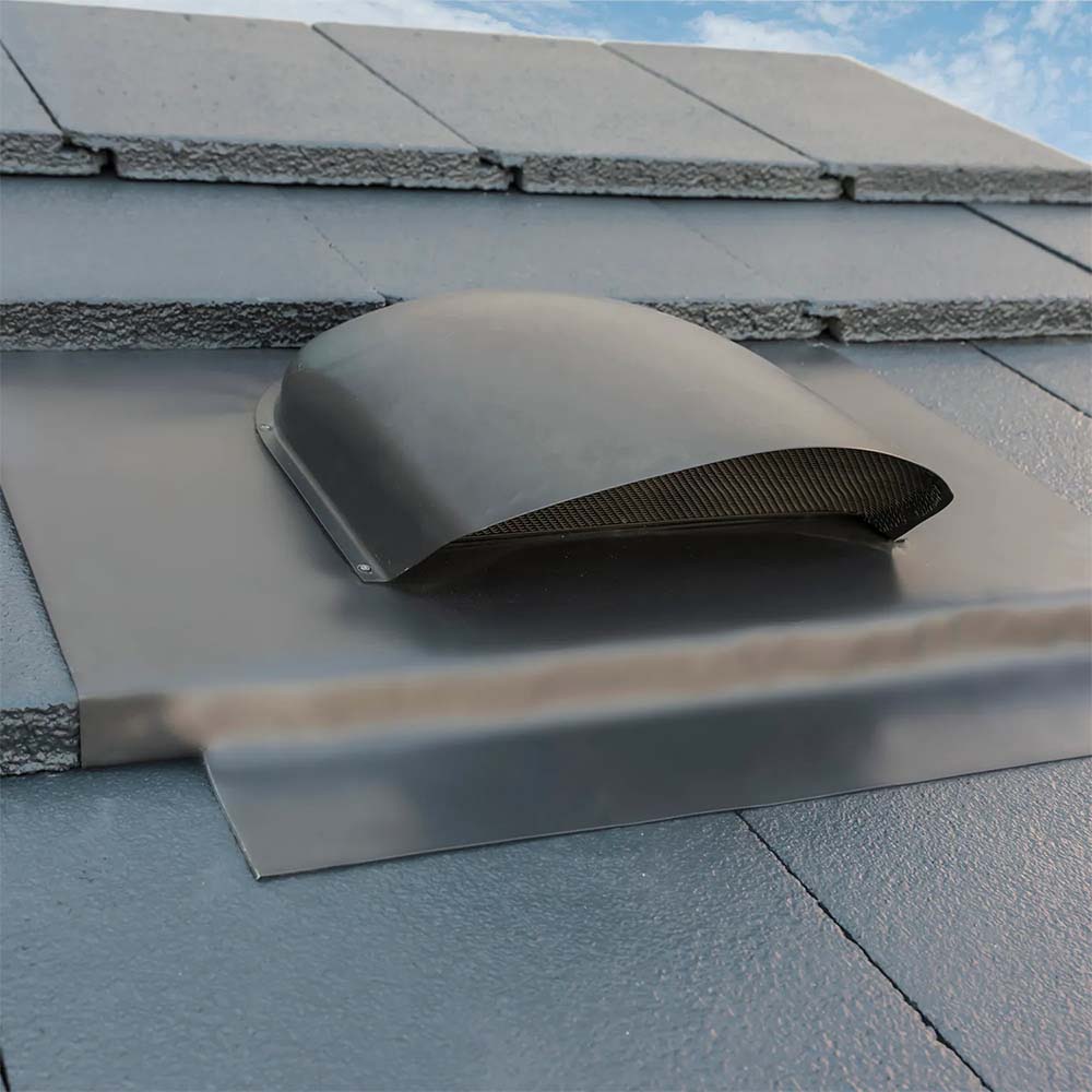Low Profile Roof Vent 125/150/200mm. Dark Charcoal | Pure Ventilation