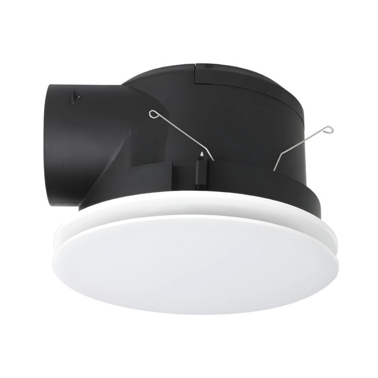 Eglo Samba Round Exhaust Fan 120mm - White | Pure Ventilation