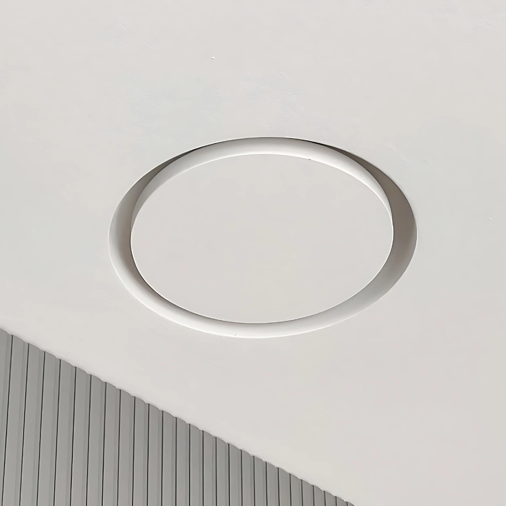 Ergovent Rondo 125 - White Round Frameless Diffuser | Pure Ventilation